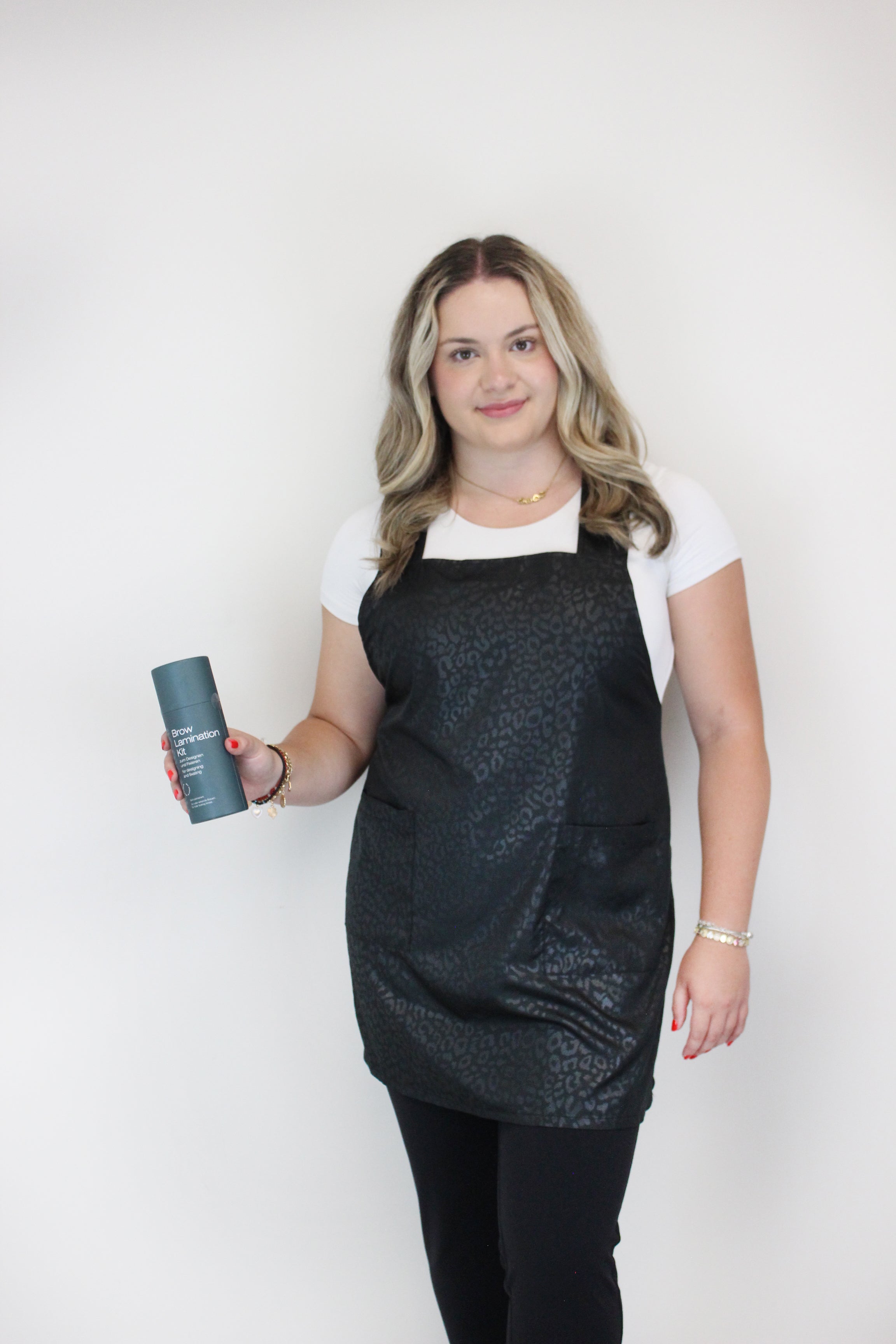 Salon Apron - Leopard Print